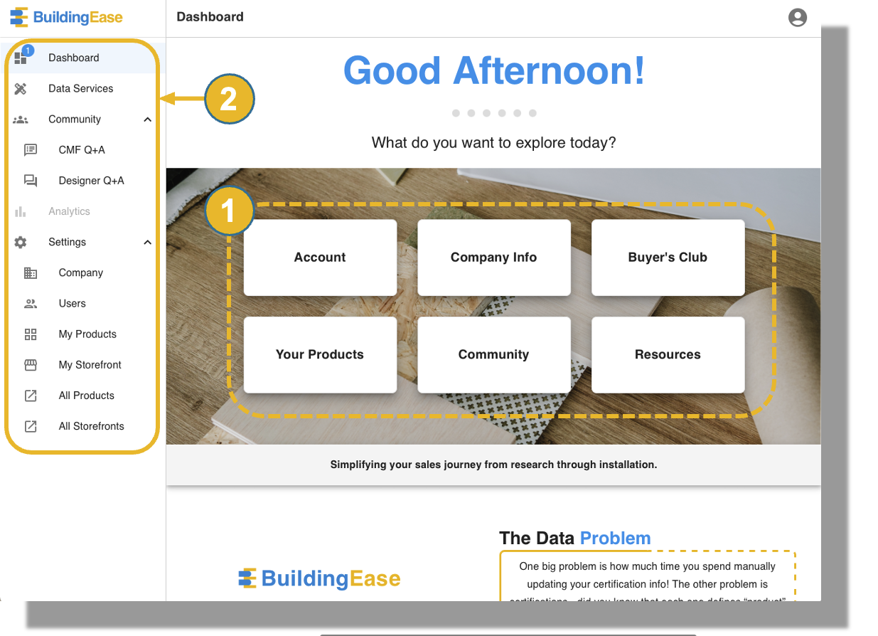 Log On and Create Account - BuildingEase